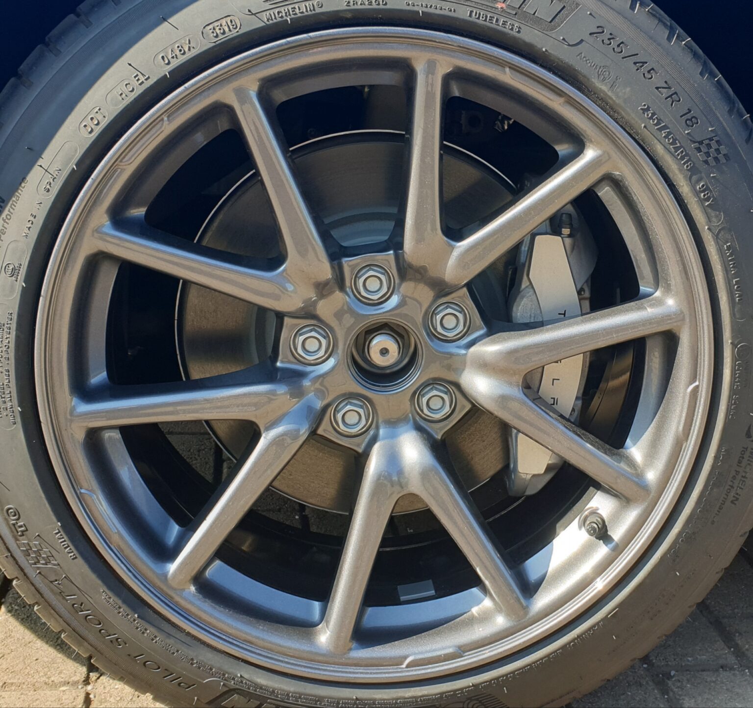TESLA MODEL 3 AERO ANTHRACITE (24-00-260) - Wheel Paints